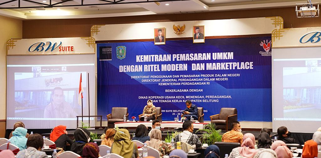 Kemitraan Usaha UMKM dengan Marketplace dan Toko/Ritel Modern di Belitung - Ditjen PDN